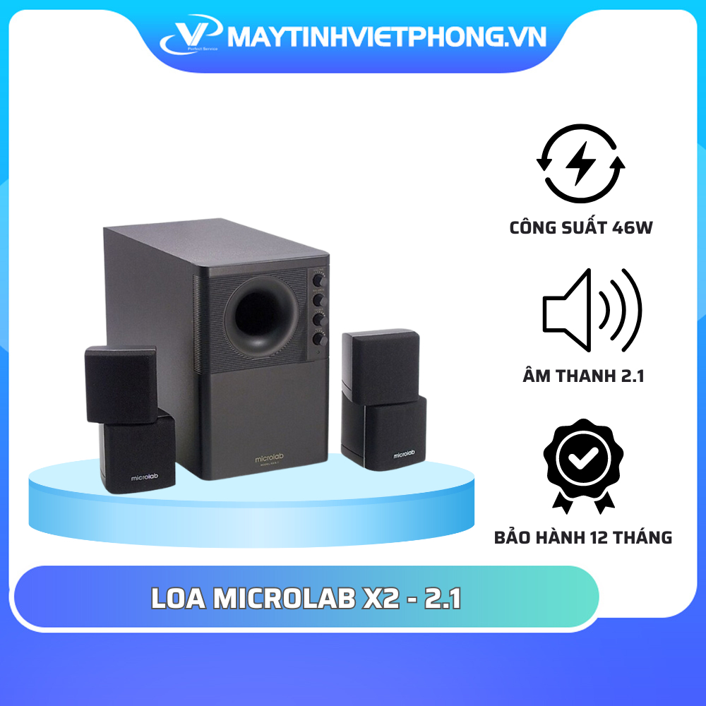 [FULL VAT] Loa Microlab X2 - 2.1 [ HÀNG FULL VAT ] | Shopee Việt Nam