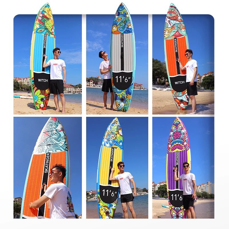 Skatinger SUP Board 11'6 - Thuyền SUP bơm hơi, ván chèo đứng họa tiết ...