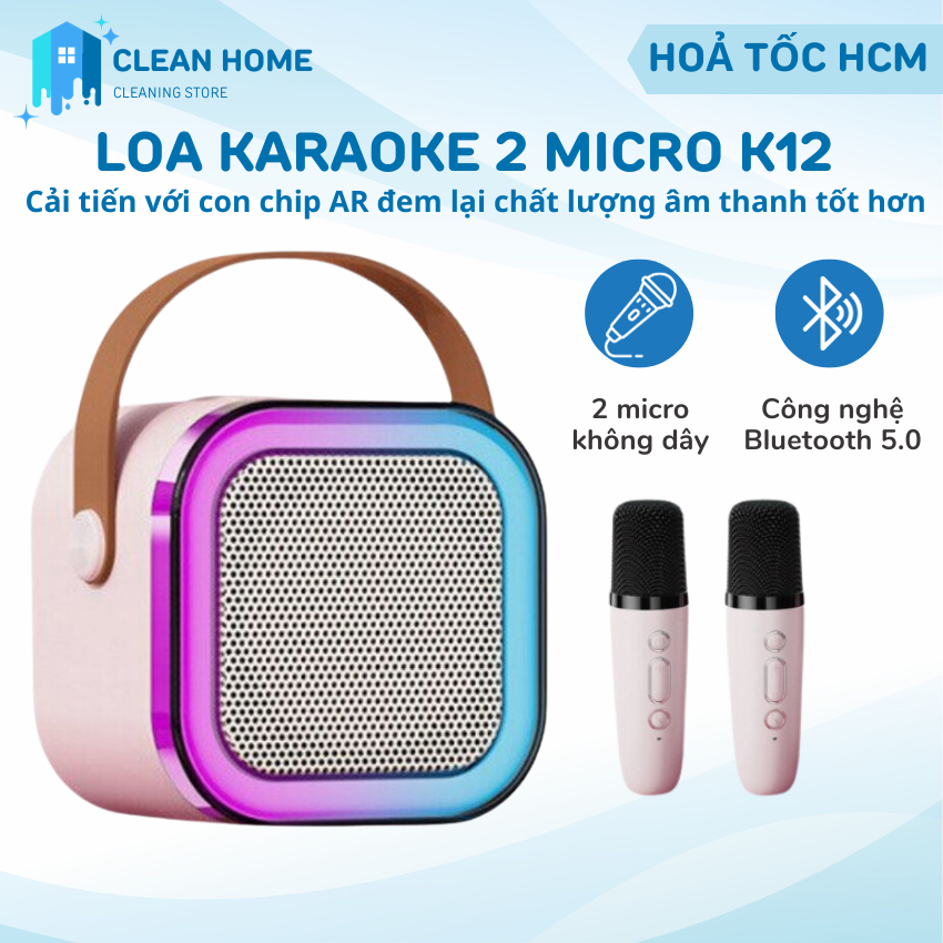 Loa Bluetooth, Loa Karaoke Mini K12 Sạc Pin Không Dây, Âm Thanh Hay ...