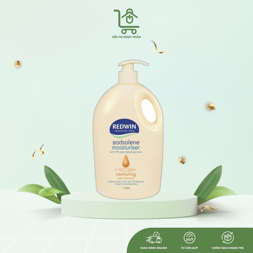 Sữa dưỡng thể REDWIN Sensitive Skin Sorbolene Moisturiser Vitamin E 1 ...