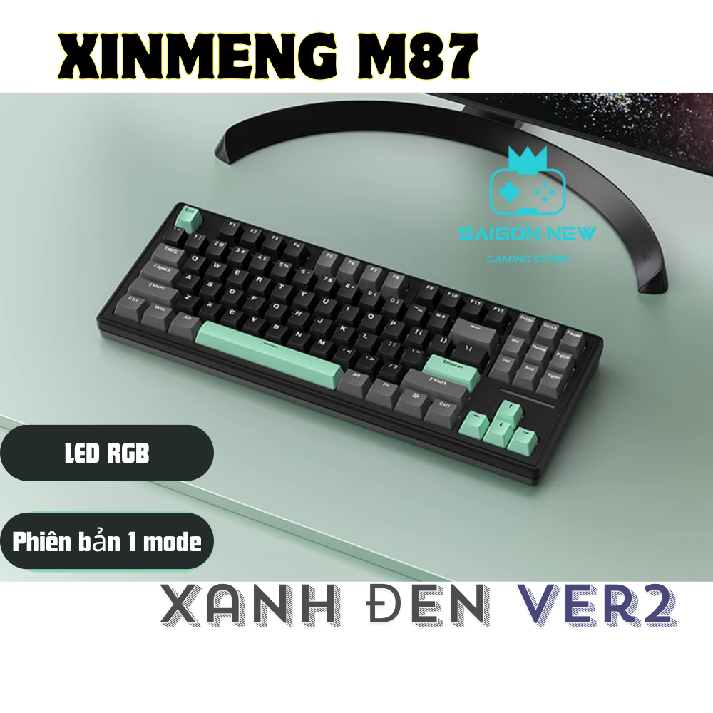 Bàn phím cơ không dây Xinmeng M87 PRO V2 - Hỗ trợ Hotswap - thiết kế ...