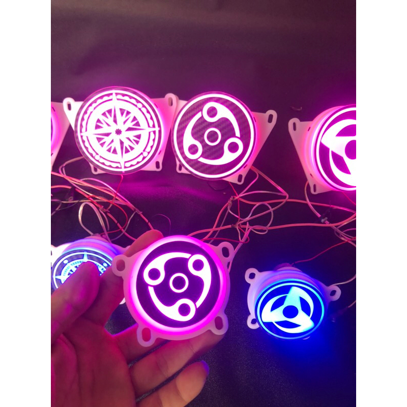 Mặt led xoay sharingan 12v gắn mọi dòng xe cực hót ex winner wave ...