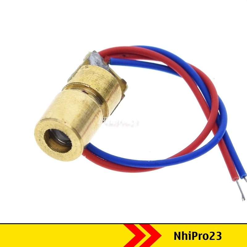 Đầu phát tia laze 3v / 5v - Module diode Laser sáng đỏ 3V/5V - Bước ...