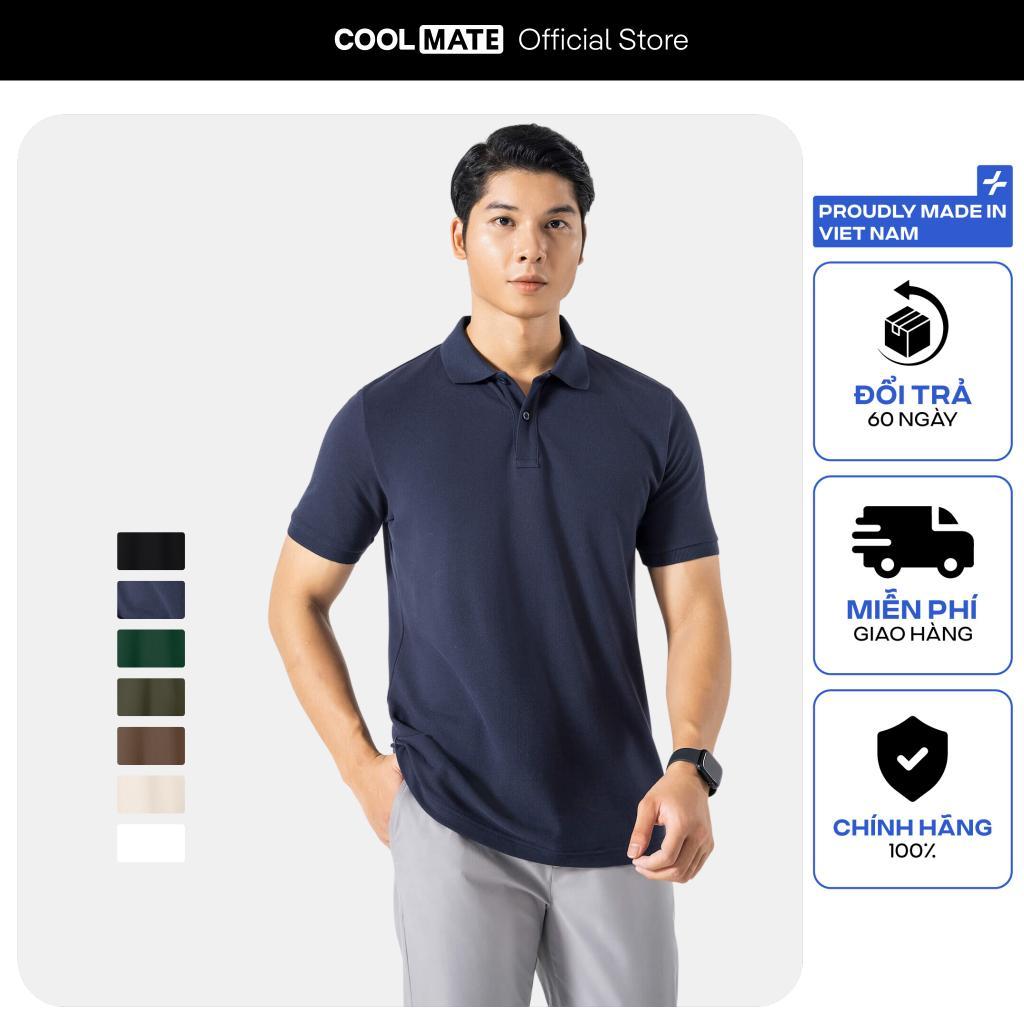 Áo Polo Pique Basic Cotton 100% Ready To Wear Coolmate | Shopee Việt Nam
