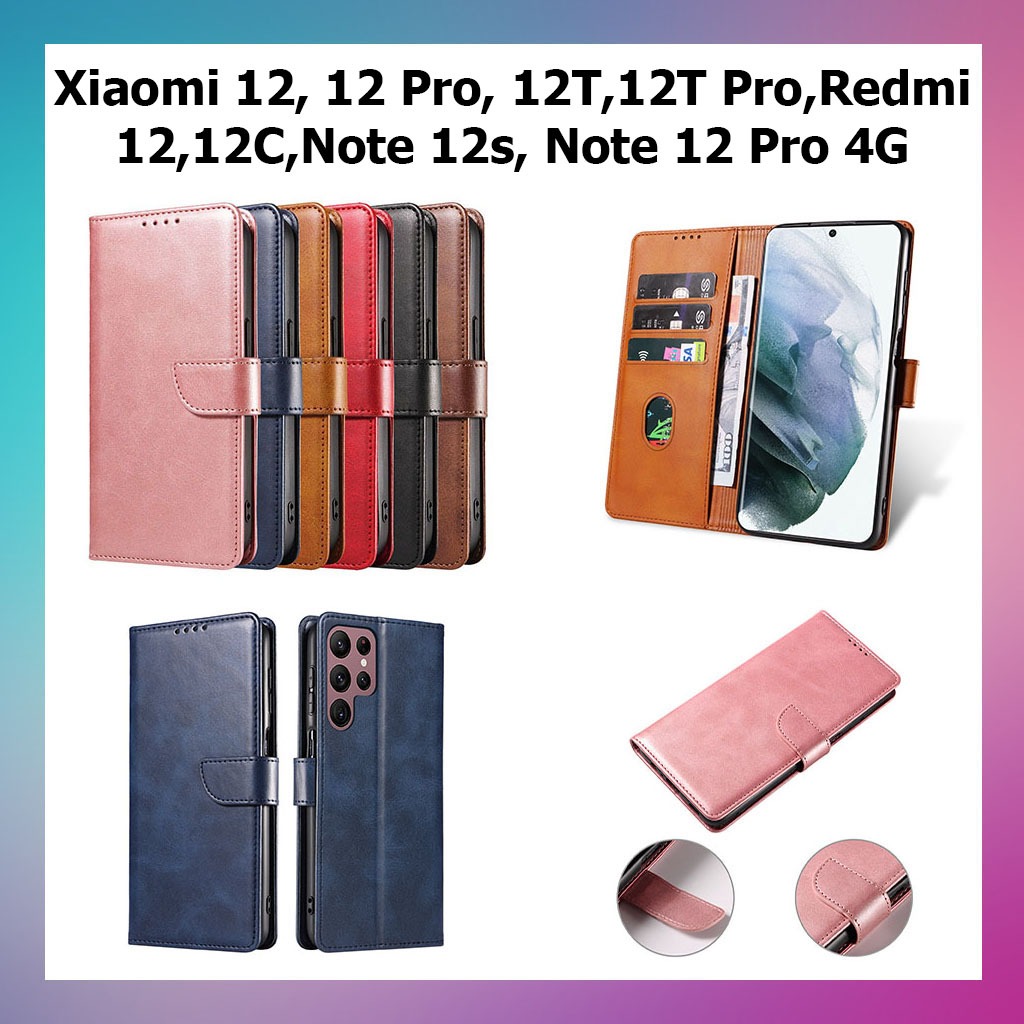 Bao da Xiaomi 12, 12 Pro, 12T, 12T Pro, Redmi 12, 12C, Note 12s, Note ...