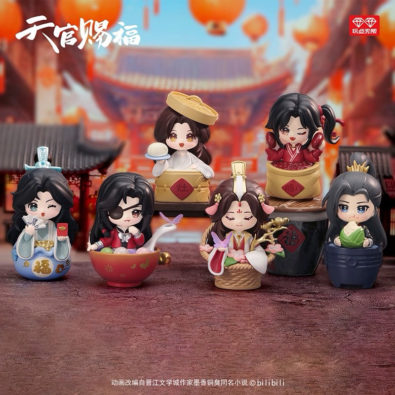 [order lẻ] 1 mô hình blind box thiên quan tứ phúc chính hãng GIAO NGẪU ...