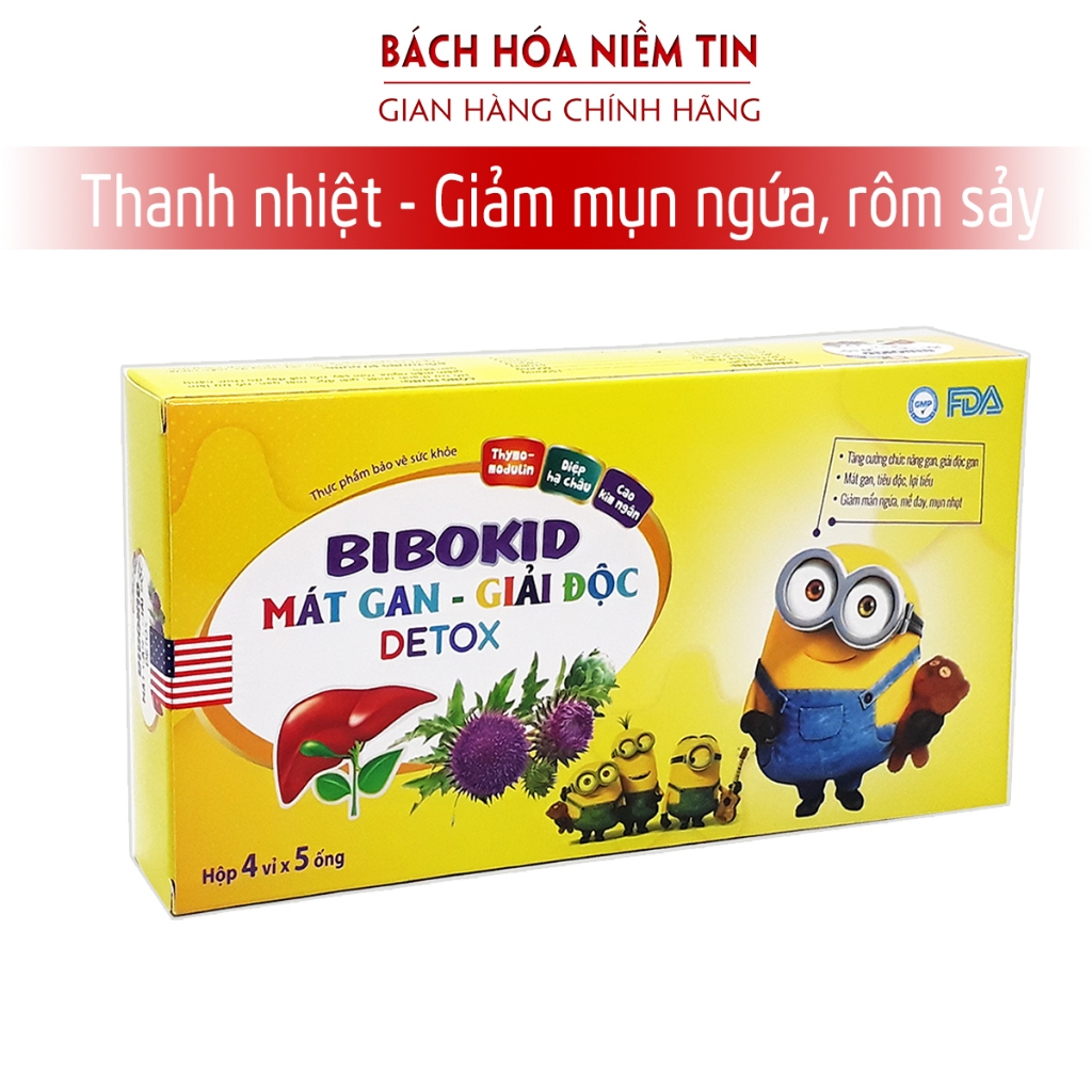 Siro uống bổ gan BIBO Kid - Từ thảo dược giúp mát gan, thanh nhiệt cơ ...