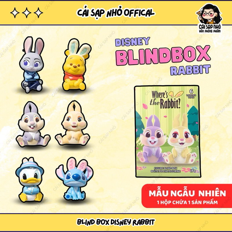 Blind Box Nhân Vật Disney Phiên Bản Đi Tìm Bé Thỏ Chính Hãng - 1 Hộp ...