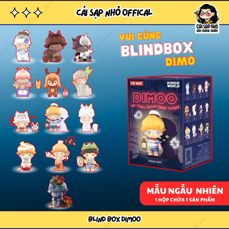 Blind Box Dimoo Chính Hãng - 1 Hộp Đựng 1 Con Ngẫu Nhiên | Shopee Việt Nam