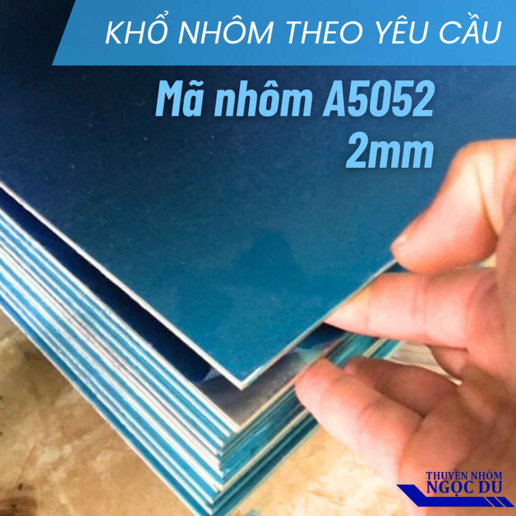 Nhôm tấm Dày 2mm, Nhiều kích thước, Chất lượng cao A5052, Nhôm không rỉ, Độ cứng cao, Nhôm không ...