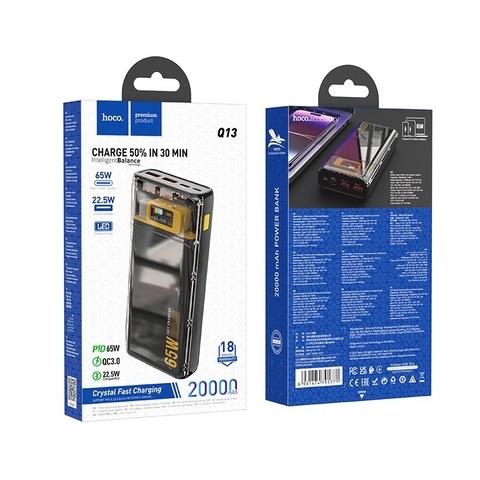 Pin sạc dự phòng siêu nhanh 65W Hoco Q13 20000 mAh | Shopee Việt Nam