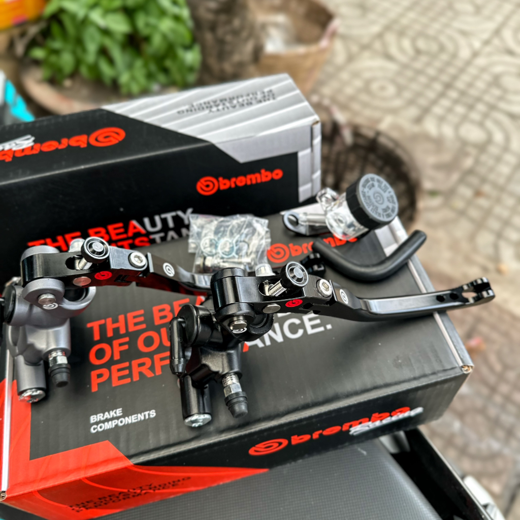 Tay thắng RCB mod bremb Pedrosa mod A150_Tay thắng bình dầu rời lắp mọi ...