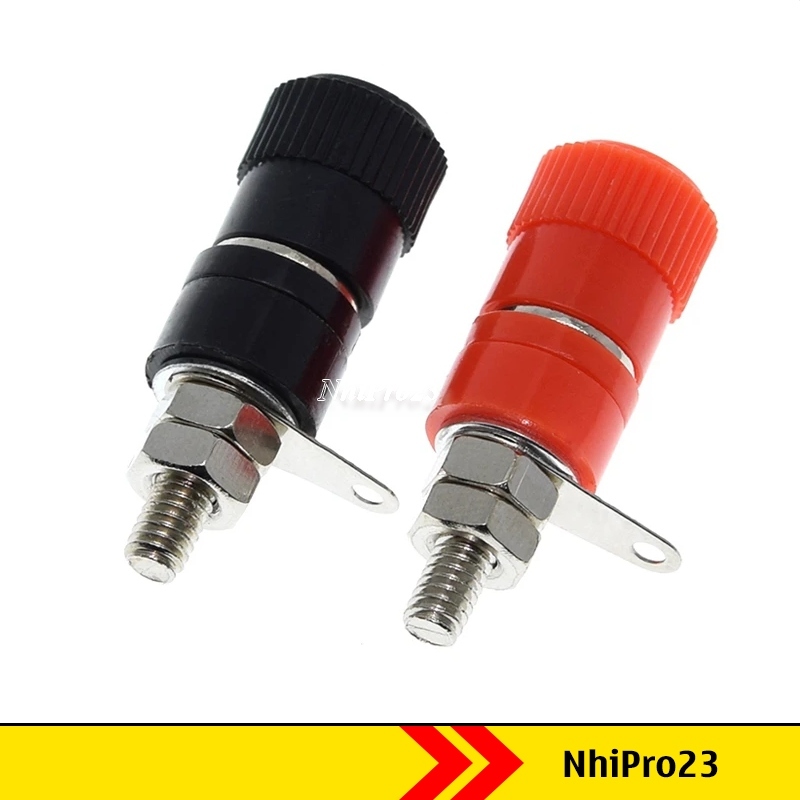 Set 5 Jack bắp chuối 4mm - Jack nối JS-910B màu đỏ đen tùy chọn | Shopee Việt Nam