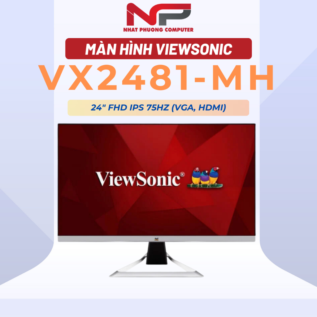 Màn hình Viewsonic VX2481-MH 24″ FHD IPS 75Hz (VGA, HDMI) | Shopee Việt Nam