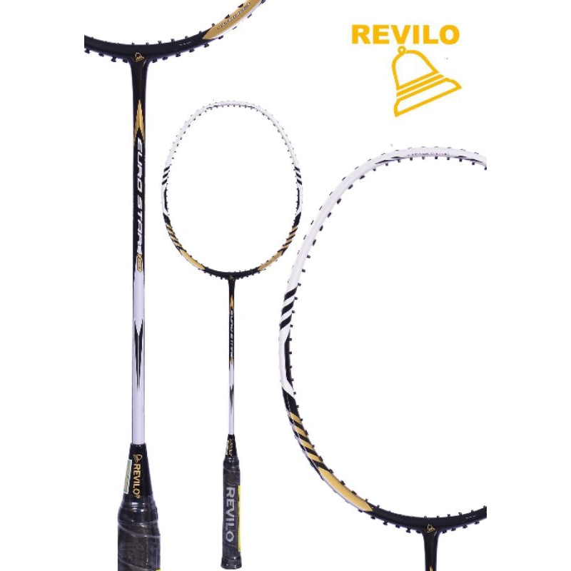 Vợt Revilo Euro star 10, tặng 1 bao vợt, 5 cuốn cán, cước BG 65 Ti ...