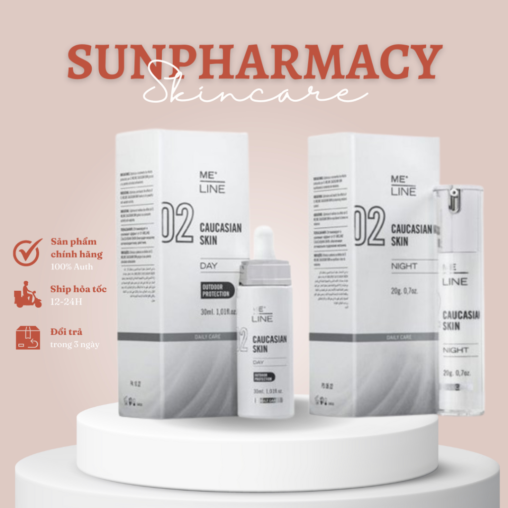 Bộ đôi huyết thanh giảm nám, phân giải sắc tố - Meline 02 Day/Night ...