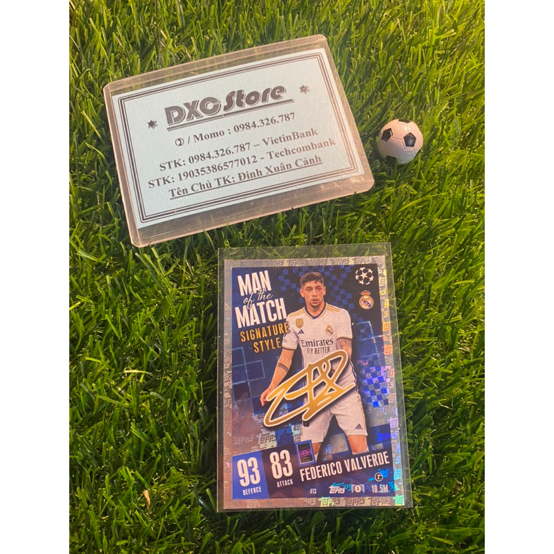 THẺ LẺ - MAN OF THE MATCH - SIGNATURE STYLE - TOPPS MATCH ATTAX 2023/ ...