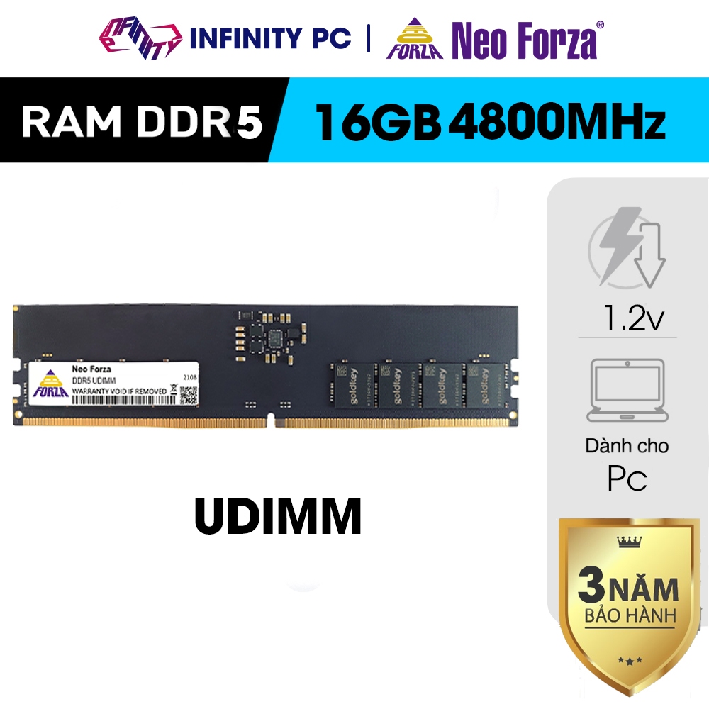 Ram máy tính NEO FORZA DDR5 16GB BUS 4800Mhz | Hàng Chính Hãng Bảo Hành ...
