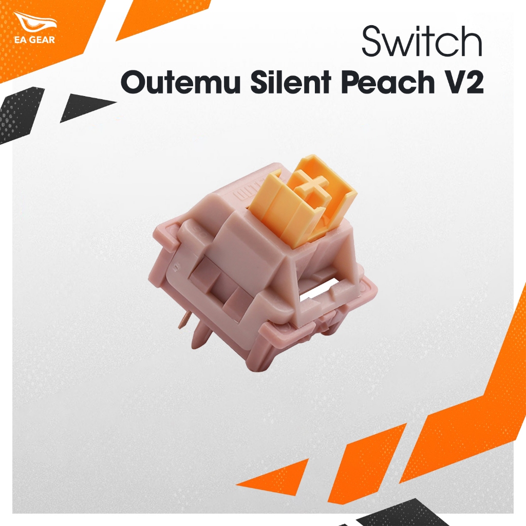 Switch Outemu Silent Peach V2 (linear, 40g) - EA Gear | Shopee Việt Nam