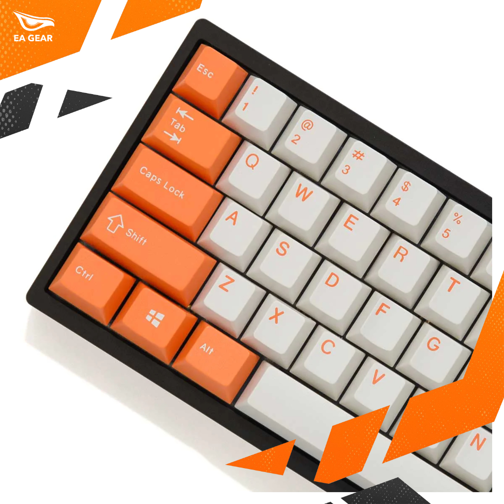 Bộ Keycap ePBT Orange ABS Double-shot Cherry profile - EA Gear | Shopee Việt Nam