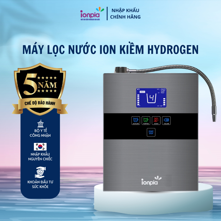 Máy lọc nước ion kiềm Hydrogen IONPIA 7600 chính hãng nhập khẩu Hàn ...