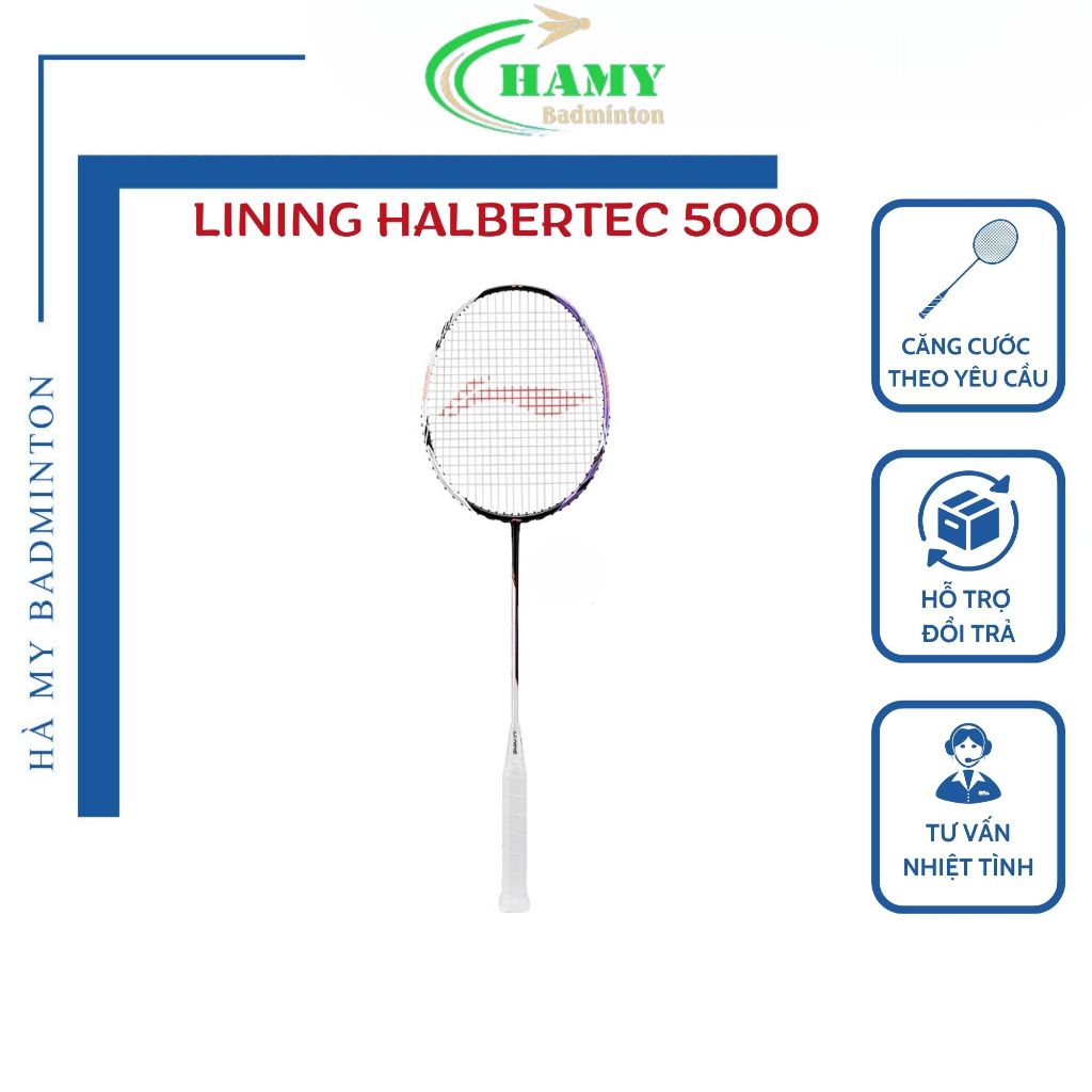 Vợt cầu lông Lining Halbertec 5000 Chính hãng Nội địa (Khung vợt không ...
