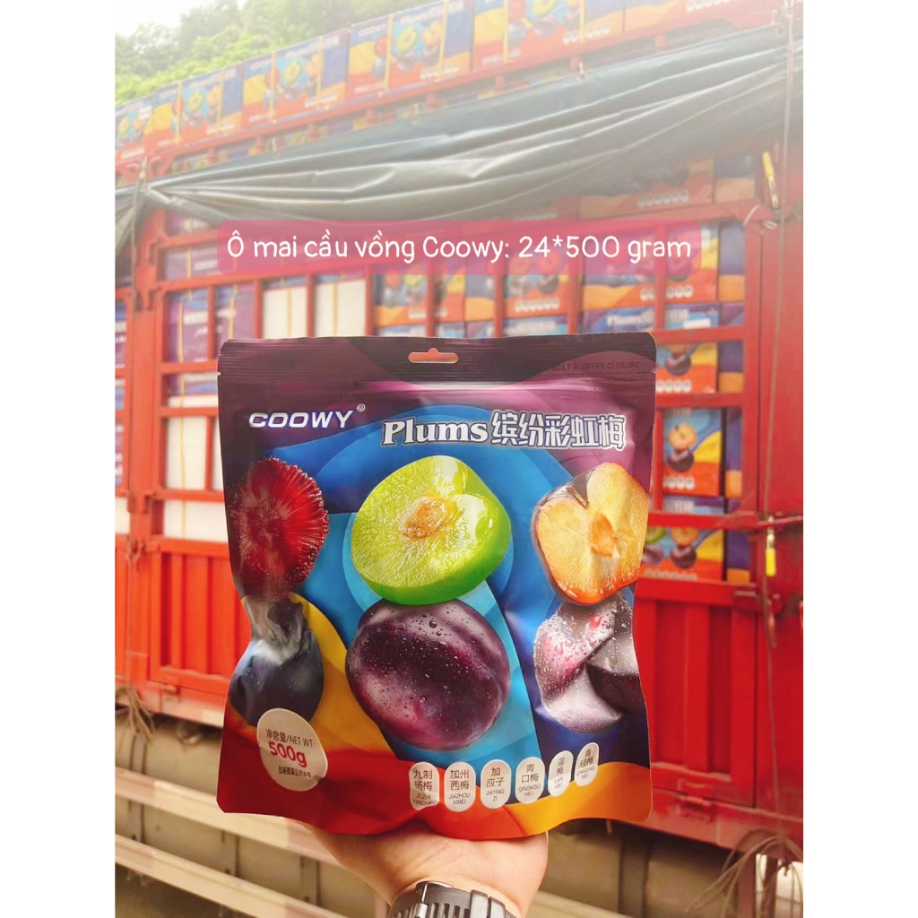 Gói 500gr Ô Mai Mận Mix 6 Vị Mix Coowy | Shopee Việt Nam