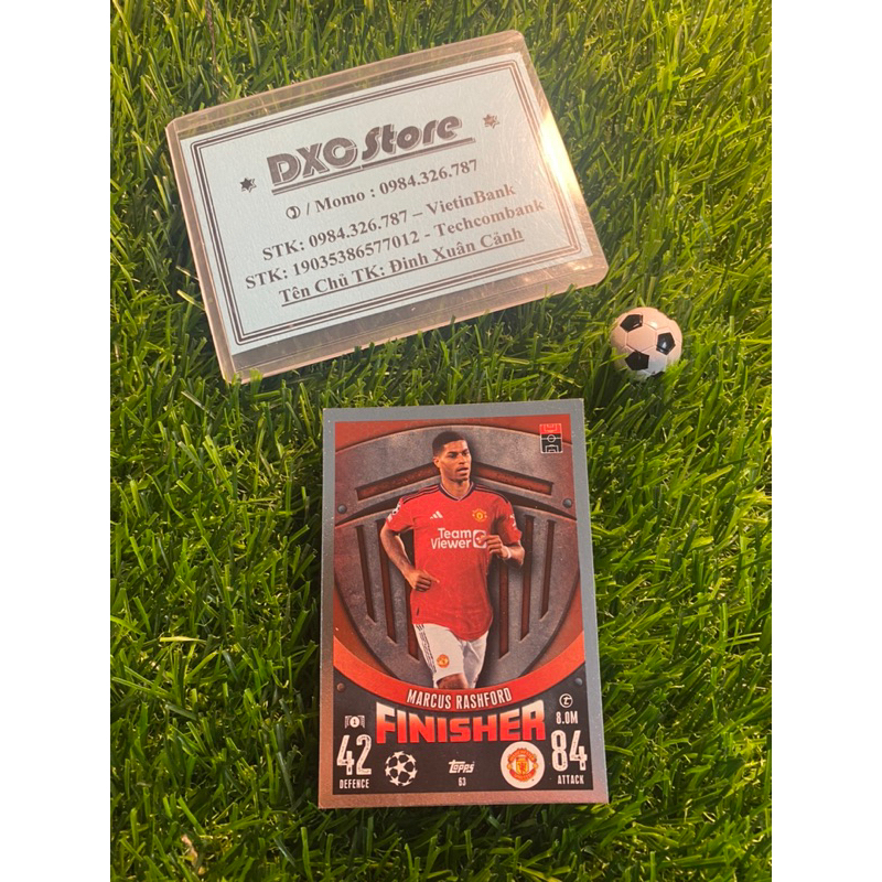 THẺ LẺ - FINISHER - TOPPS MATCH ATTAX 2023/2024 - MARCUS RASHFORD ...