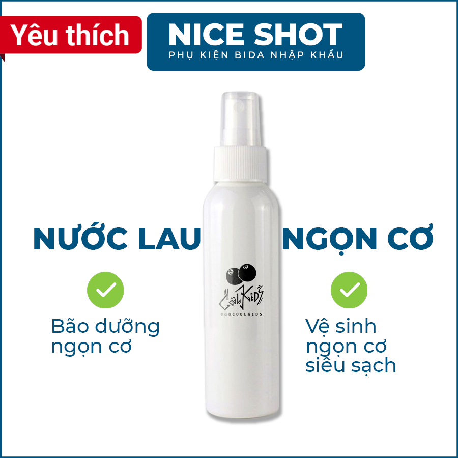 Nước Lau Sạch Ngọn Cơ Bida 100ml - Chai Dung Dịch Vệ Sinh Bảo Dưỡng Ngọn Gậy Bi A | Shopee Việt Nam