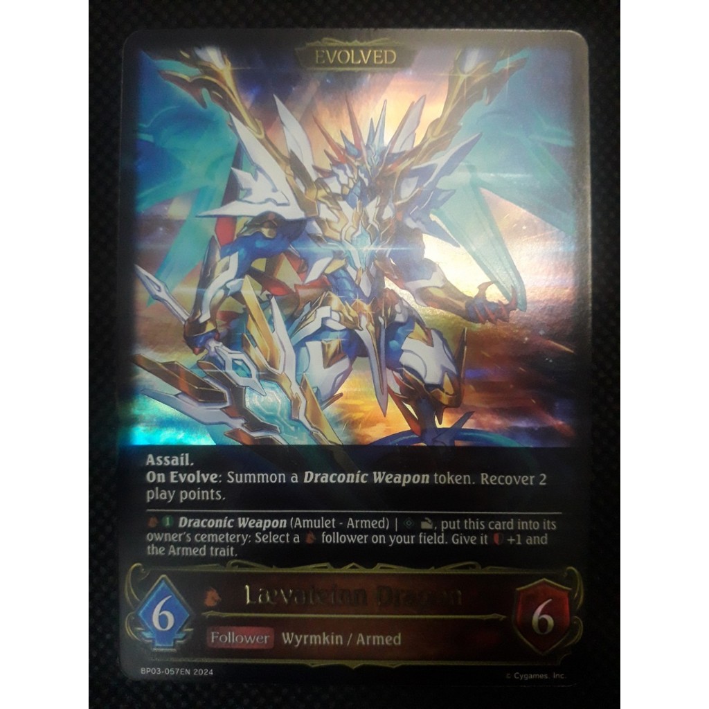 Thẻ bài Shadowverse Evolve BP03-057EN - Laevateinn Dragon (Evolved) - Dragoncraft - Follower ...