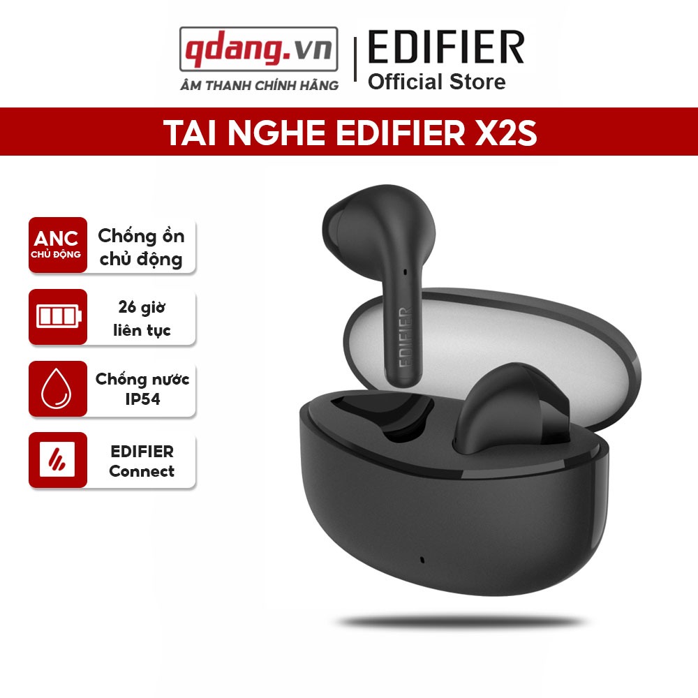 Tai Nghe bluetooth Edifier X2 / X2S Chống Bụi Chống Nước IP54 Bluetooth 5.2 | Shopee Việt Nam