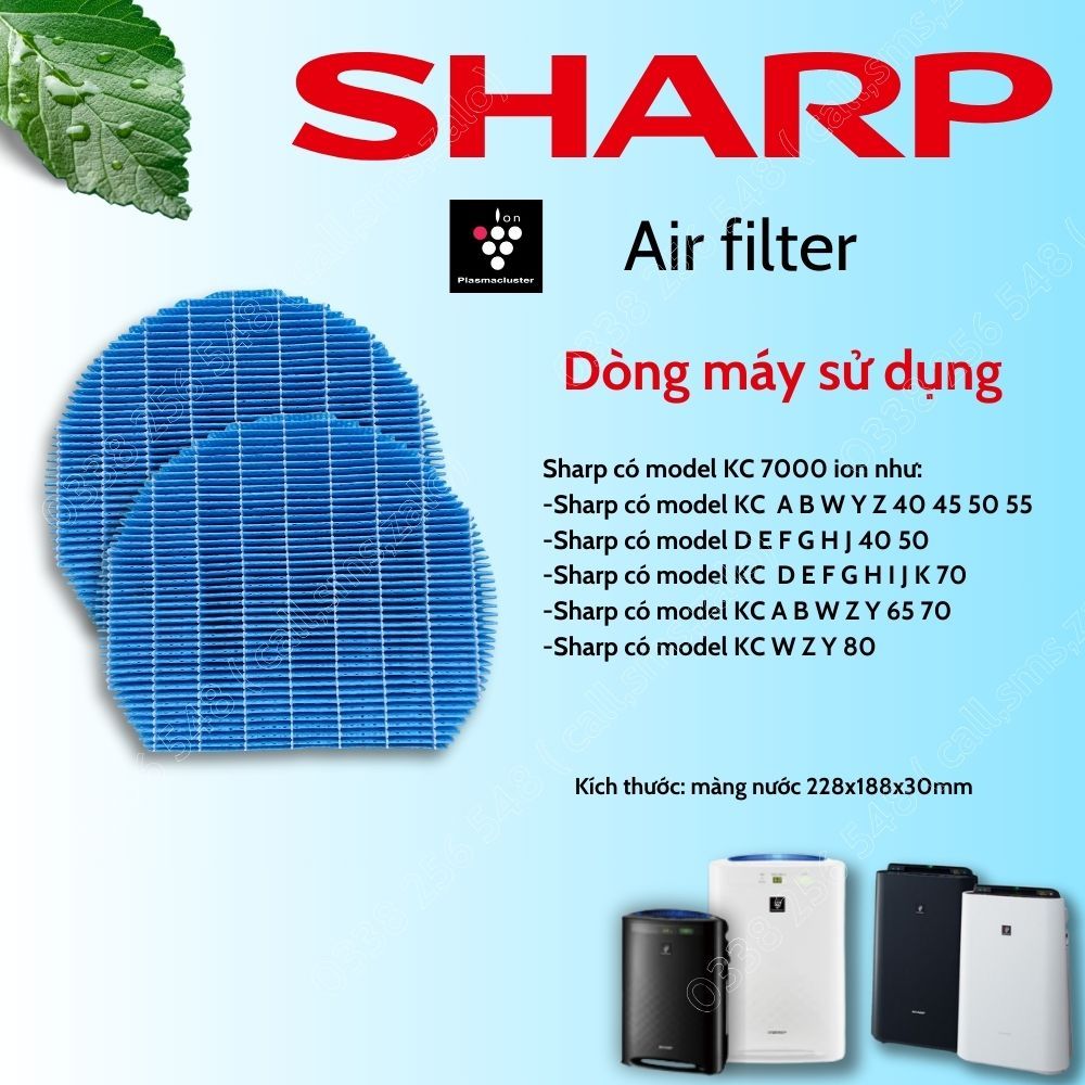 Màng Bánh xe bù ẩm máy lọc không khí Sharp ion 7000 | Shopee Việt Nam