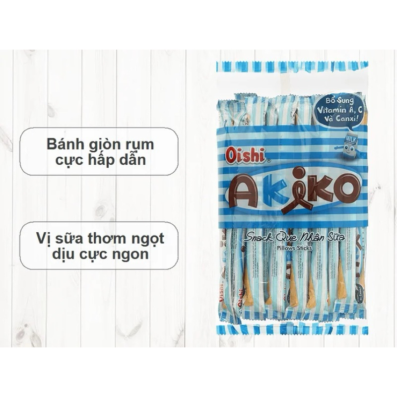 Combo 10 gói {1 Thùng } Bánh Snack que Oishi Akiko [1 gói 20 cây -140g ...