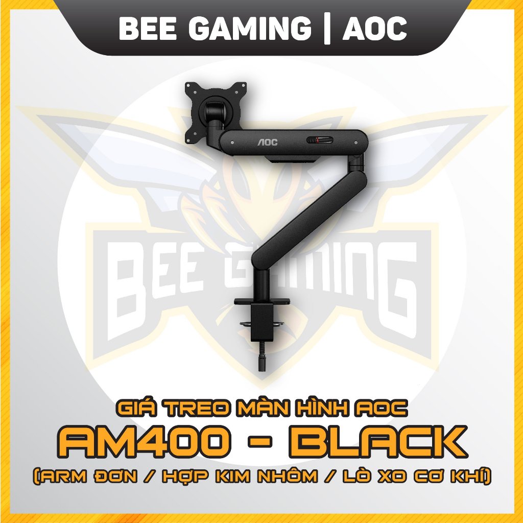 Giá treo màn hình máy tính AOC - AM400 (Cấu trúc hợp kim nhôm / Đa dạng màu sắc / Hỗ trợ cho màn ...