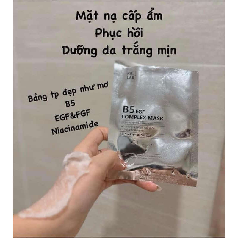 MẶT NẠ B5 EGF COMPLEX MASK KR.LAb (10miếng) | Shopee Việt Nam