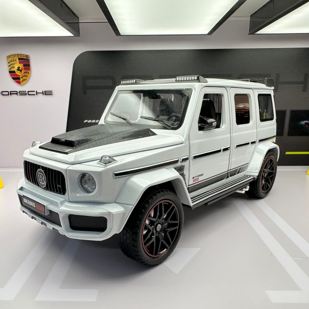 Mô hình xe Mercedes Benz Brabus G800 đánh lái được full open 1:24 hãng ...