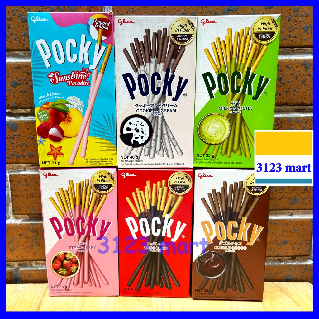 MỚI VỀ! (hsd 03,04/2026) Bánh que Glico Pocky Nhật Bản hộp lớn 40g đủ vị. | Shopee Việt Nam