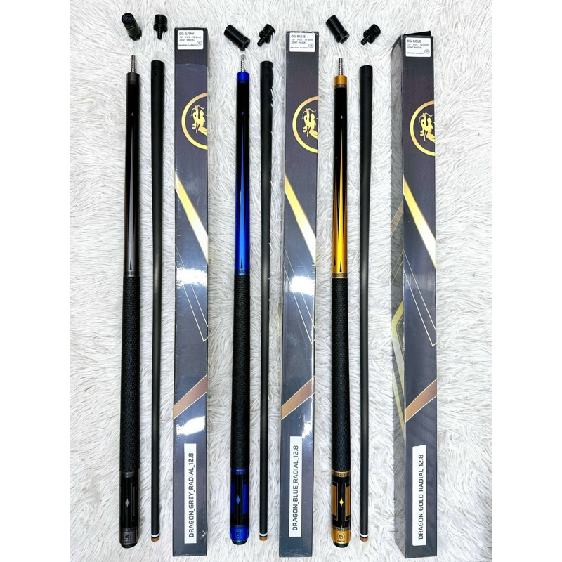 [ carbon dragon]Combo Cơ Bida/Gậy Bida Dragon Ngọn Full Carbon Kèm Đầy ...