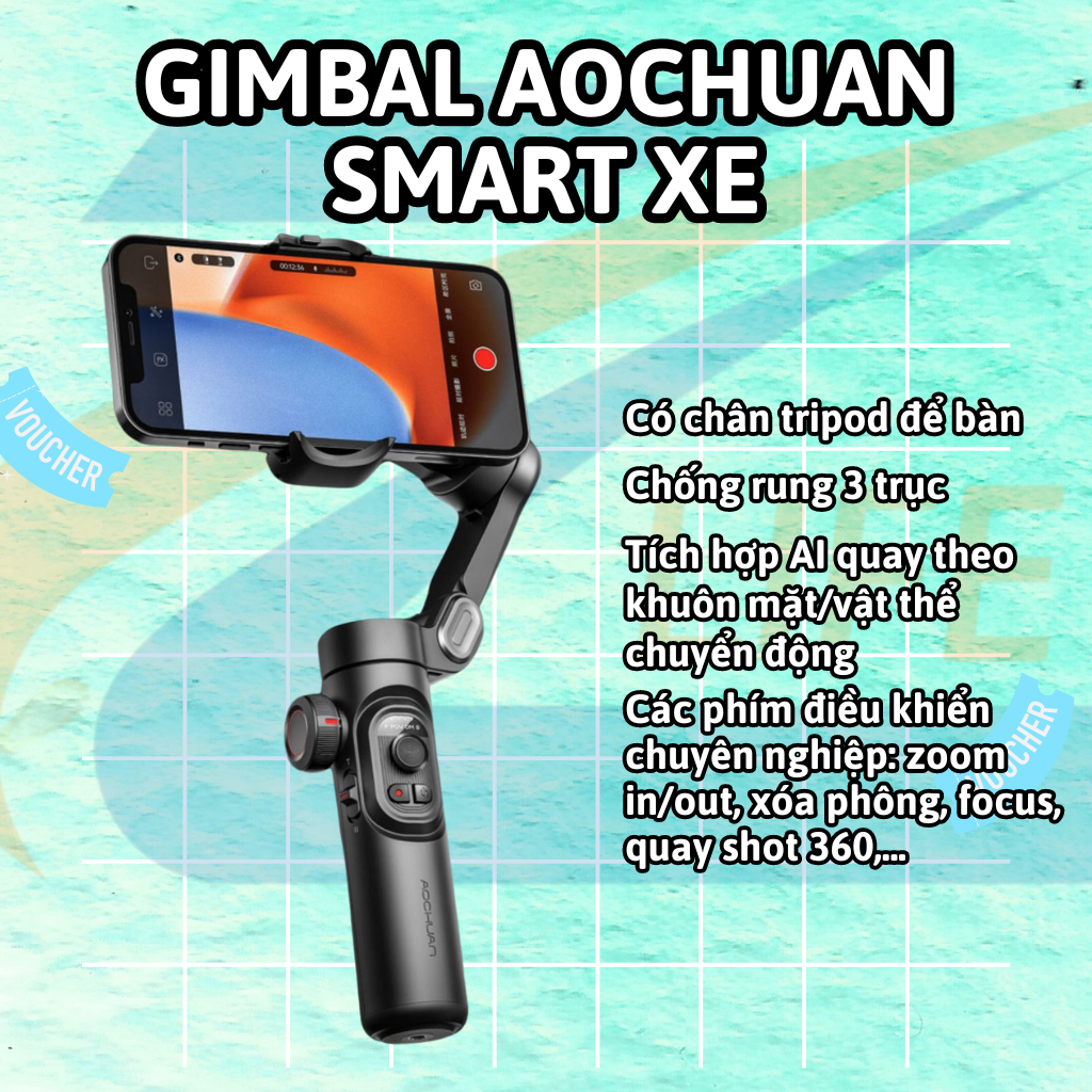 Gimbal Q18 Tích Hợp AI Theo Dõi Chuyển Động Khuôn Mặt - Gimbal Q18 Chống Rung Điện Thoại Có Tích ...