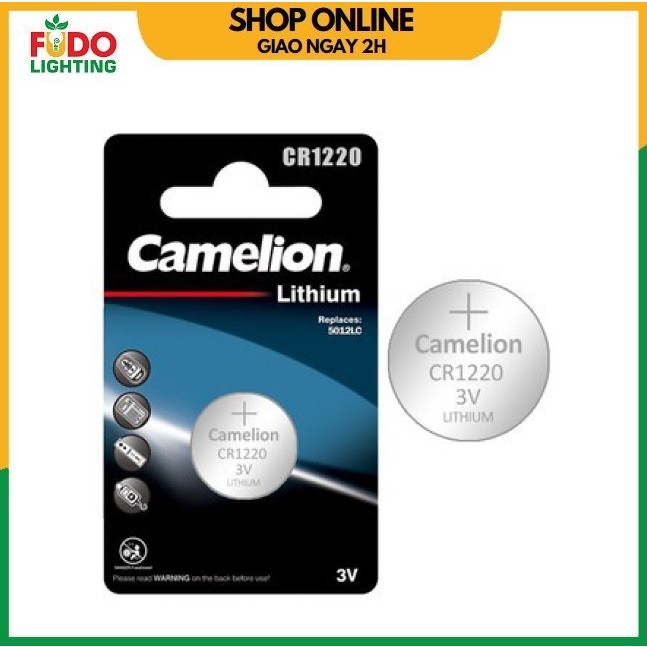 Combo 5 viên pin Camelion CR 1220/ 1620/ 1632/ 2016/ 2025/ 2032 hàng ...