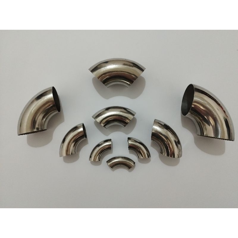 Cút inox 304 cút góc vuông cút hàn co inox chếch inox đường kính D16 ...