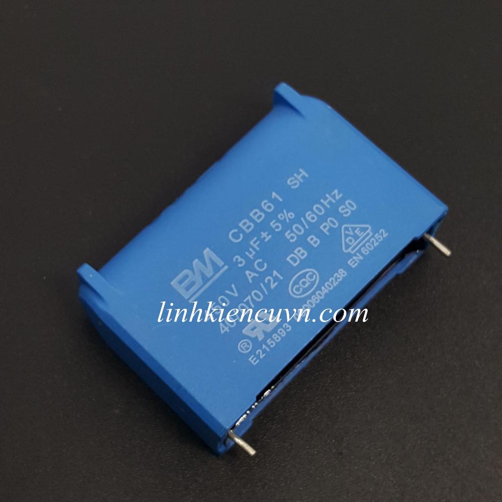 Tụ bếp từ 3uF 450V BM (45x30mm xanh) | Shopee Việt Nam