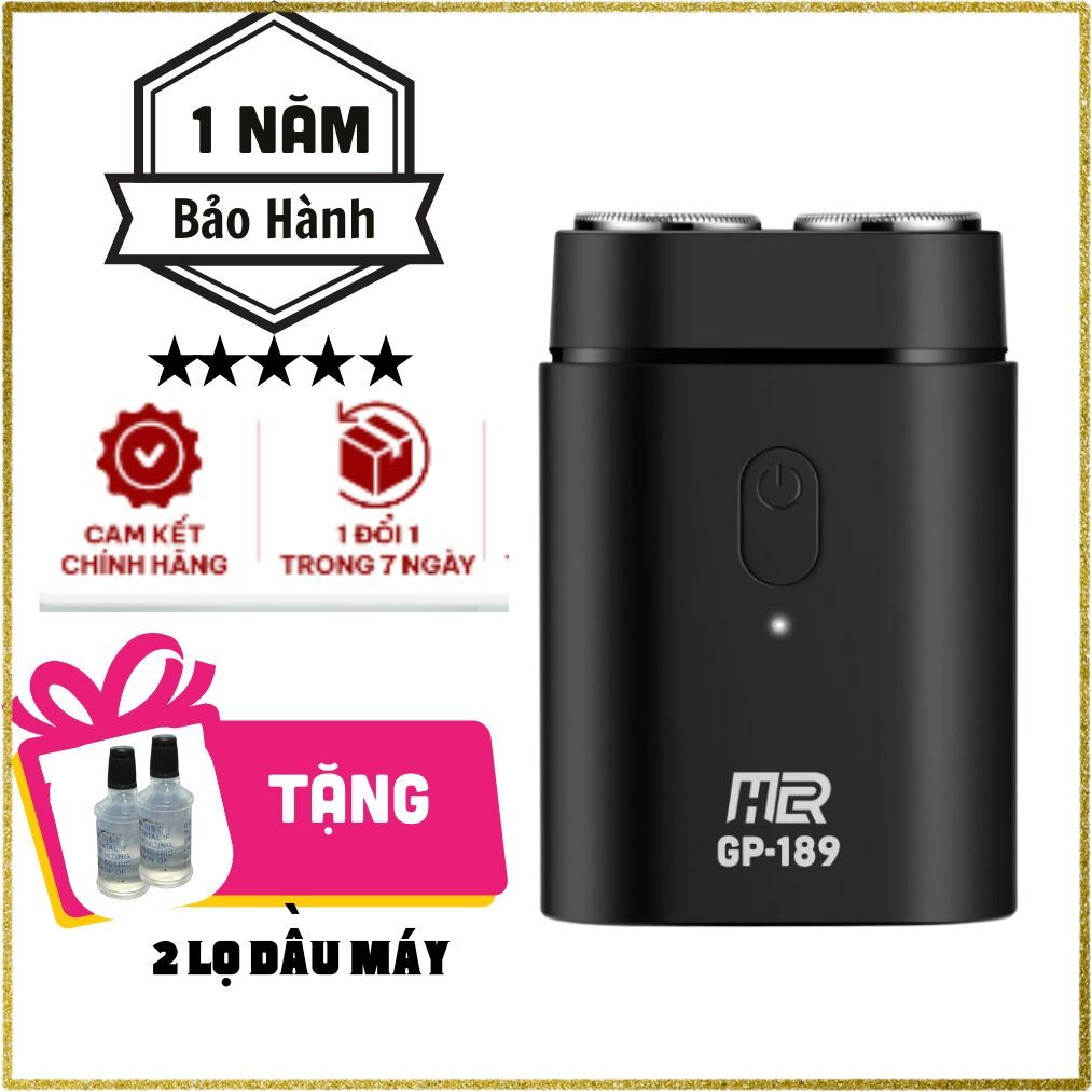 Máy Cạo Râu MINI GP189, Cạo Nhanh Sạch Không Đau Rát, Sạc USB Type C ...