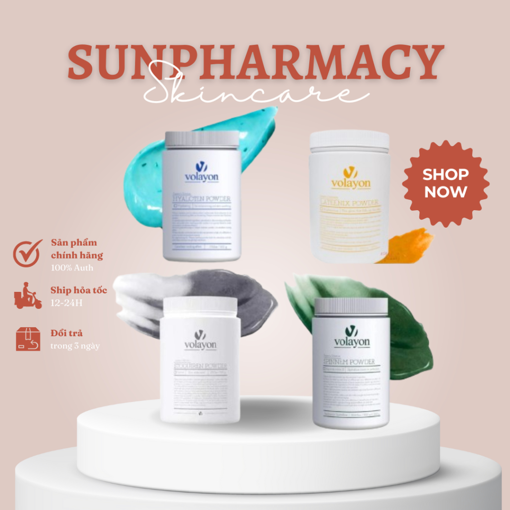 Mask Volayon - Mặt nạ Volayon dạng bột của Hàn Quốc đủ 4 màu 500g ...