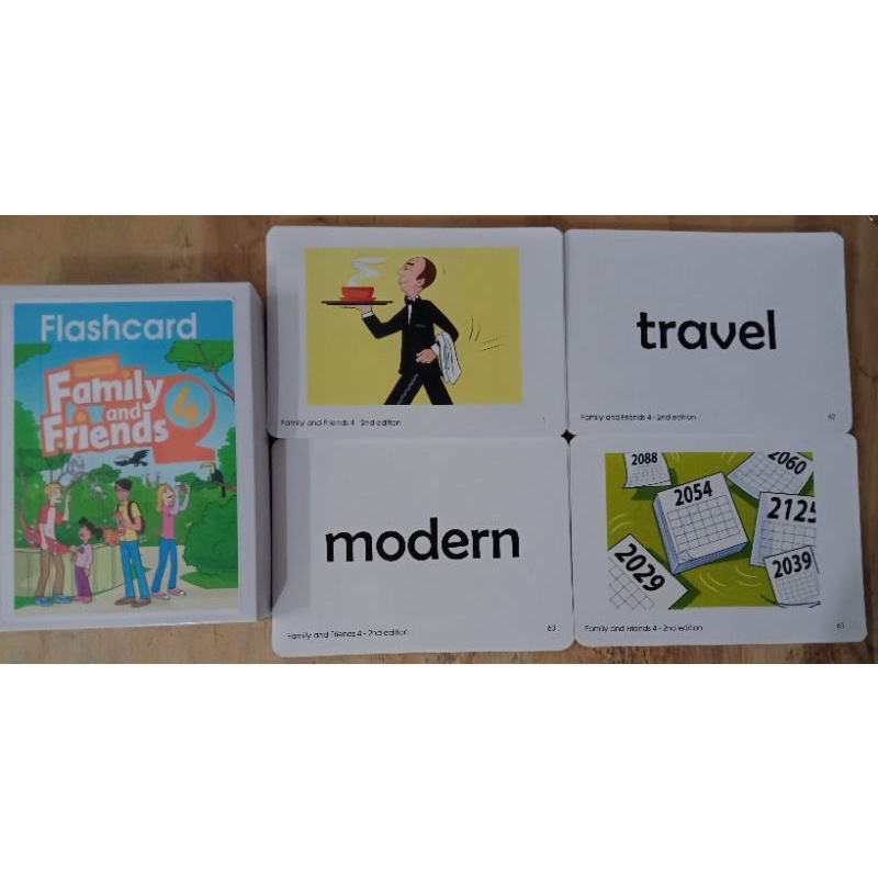 FLASHCARD FAMILY AND FRIENDS 4 BẢN 2ND EDITION (A5-2M) | Shopee Việt Nam