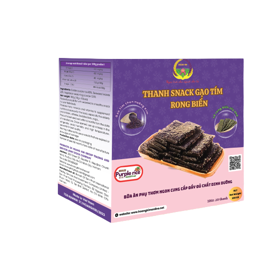 THANH SNACK GẠO TÍM RONG BIỂN (HỘP 100GR) | Shopee Việt Nam