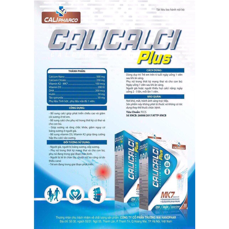 viên uống hỗ trợ bổ sung calcinano cho người thiếu calci | Shopee Việt Nam