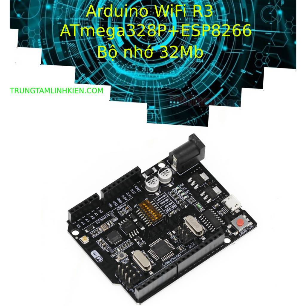 Arduino WiFi R3 ATmega328P+ESP8266 | Shopee Việt Nam