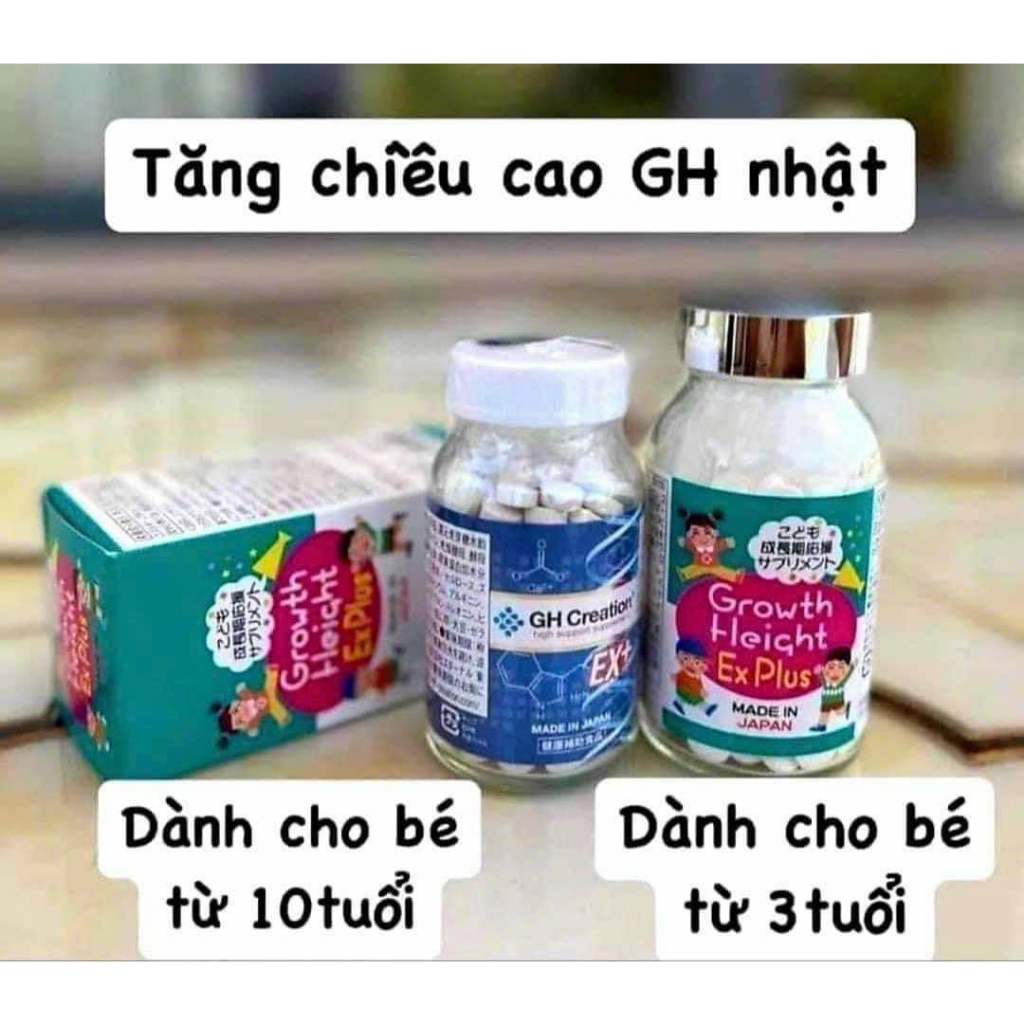 Viên uống tăng chiều cao GH Growth Height Ex Plus Cho Bé Nhật Bản ...