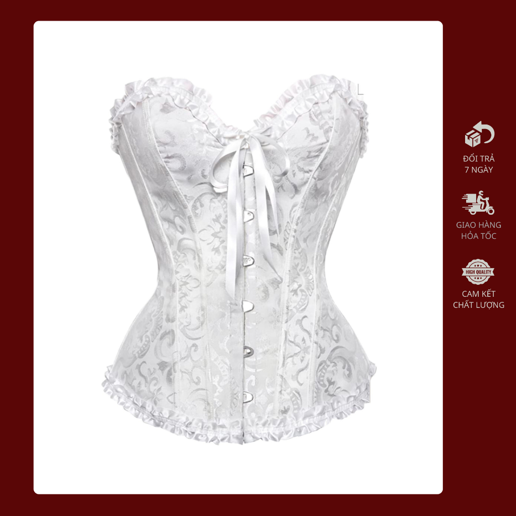 CORSET STORY - Áo Corset Be Siết Eo Phong cách nàng thơ | Shopee Việt Nam